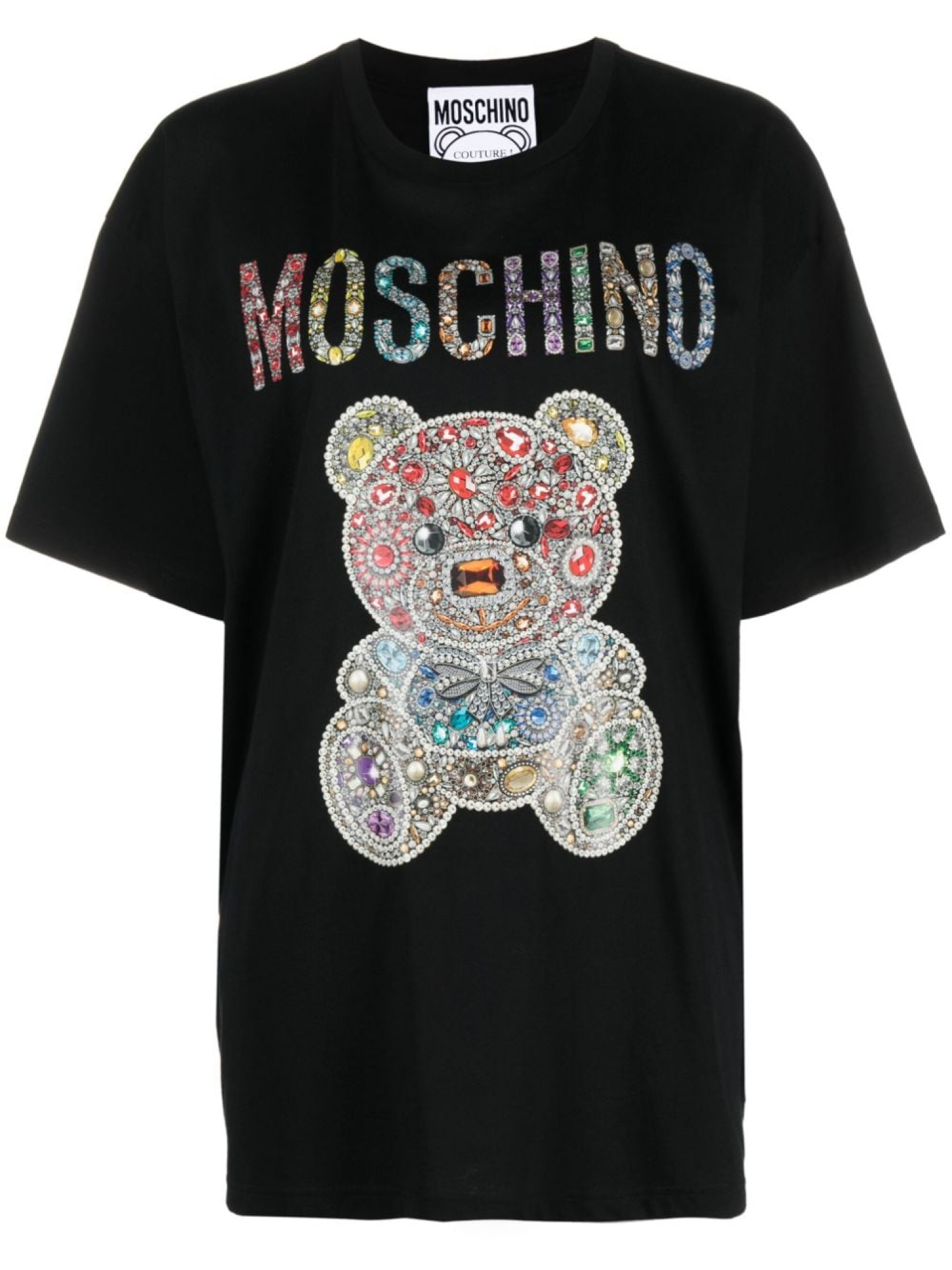 Moschino Teddy Bear motif T shirt V07095441 Meet Market