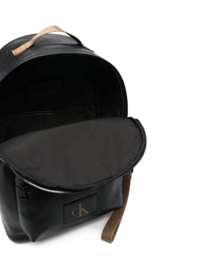 Calvin Klein Jeans Faux leather logo patch backpack K50K510404 Meet Market
